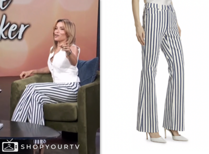Access Daily: June 2024 Kit Hoover's Navy Blue and White Striped Jeans ...