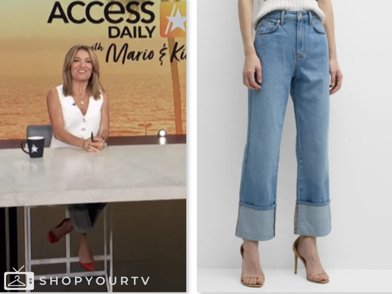 Access Daily: March 2023 Kit Hoover's Ivory Double Breasted Blazer ...