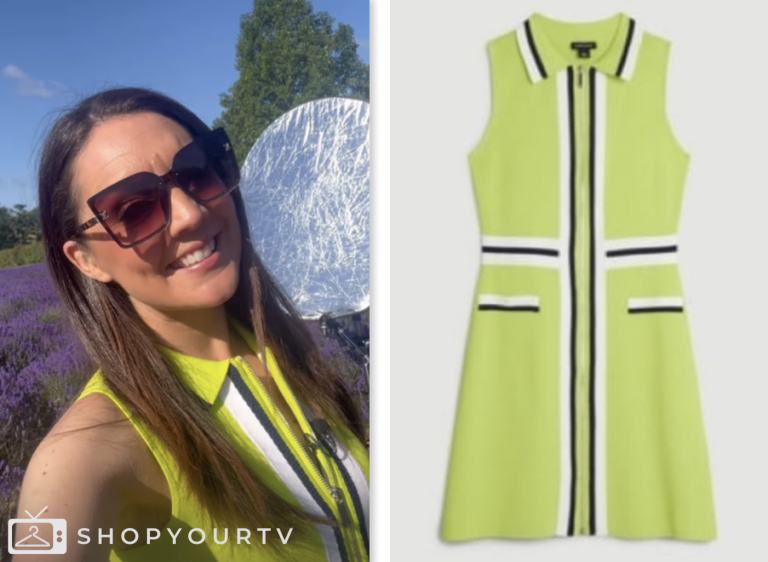 Good Morning Britain: October 2022 Laura Tobin's Yellow Knit Jumper and ...