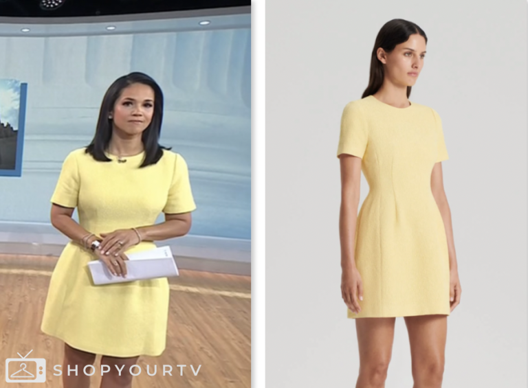 The Today Show: June 2024 Laura Jarrett's Yellow Mini Dress | Shop Your TV