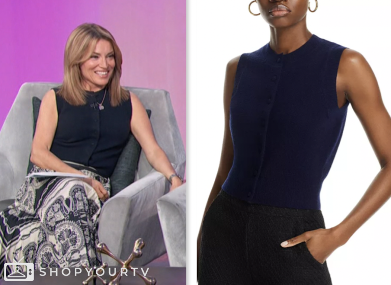 Access Daily: June 2024 Kit Hoover's Navy Blue and White Striped Jacket ...