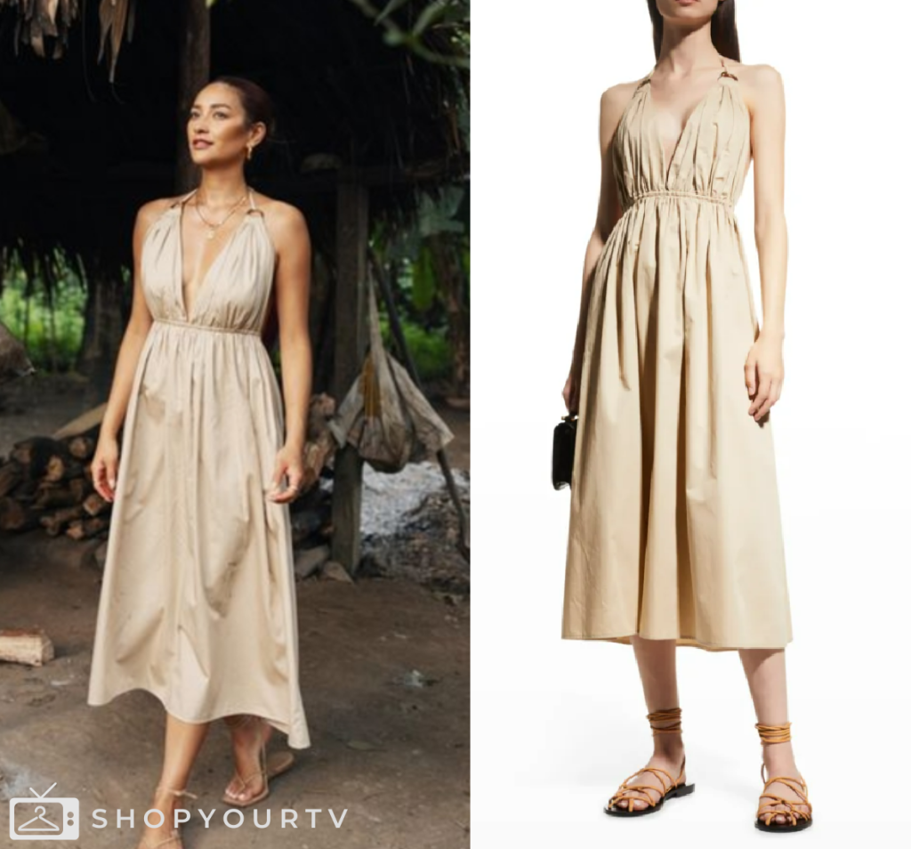 Thirst with Shay Mitchell: Season 1 Episode 2 Shay's Tan Linen Dress ...