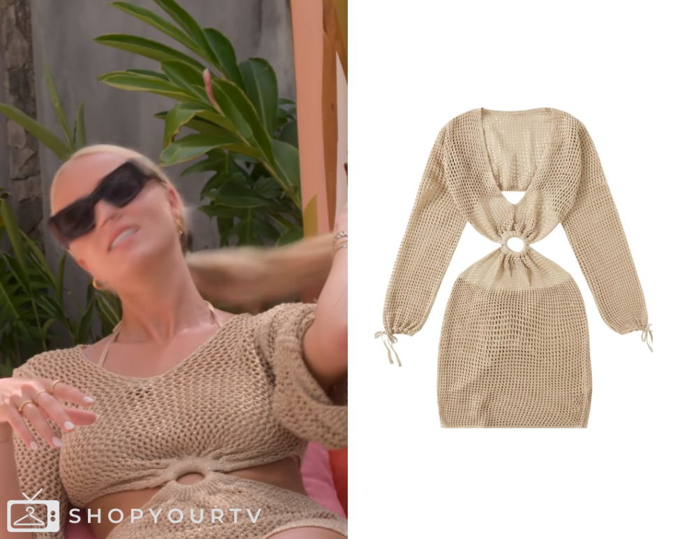 Perfect Match: Season 2 Episode 3 Crochet Cut Out Mini Dress | Shop Your TV