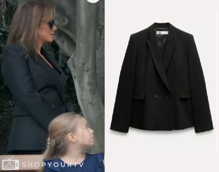 General Hospital: June 2024 Alexis' Black Blazer | Shop Your TV