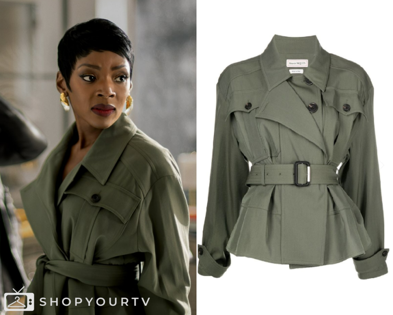 Power Book II Ghost: Season 4 Episode 3 Green Belted Jacket | Shop Your TV