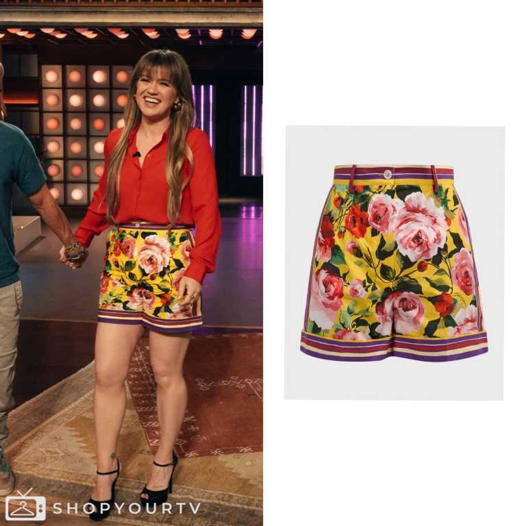 The Kelly Clarkson Show: June 2024 Kelly Clarkson’s Printed Shorts ...