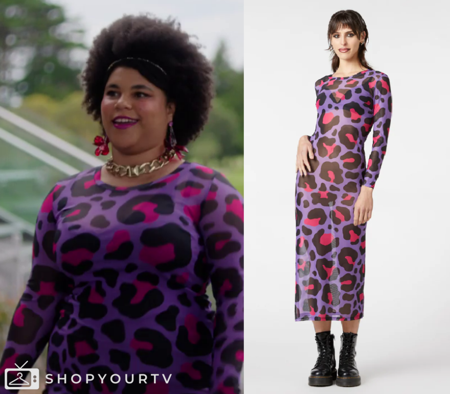 My Life is Murder: Season 4 Episode 7 Madison's Purple Leopard Print ...