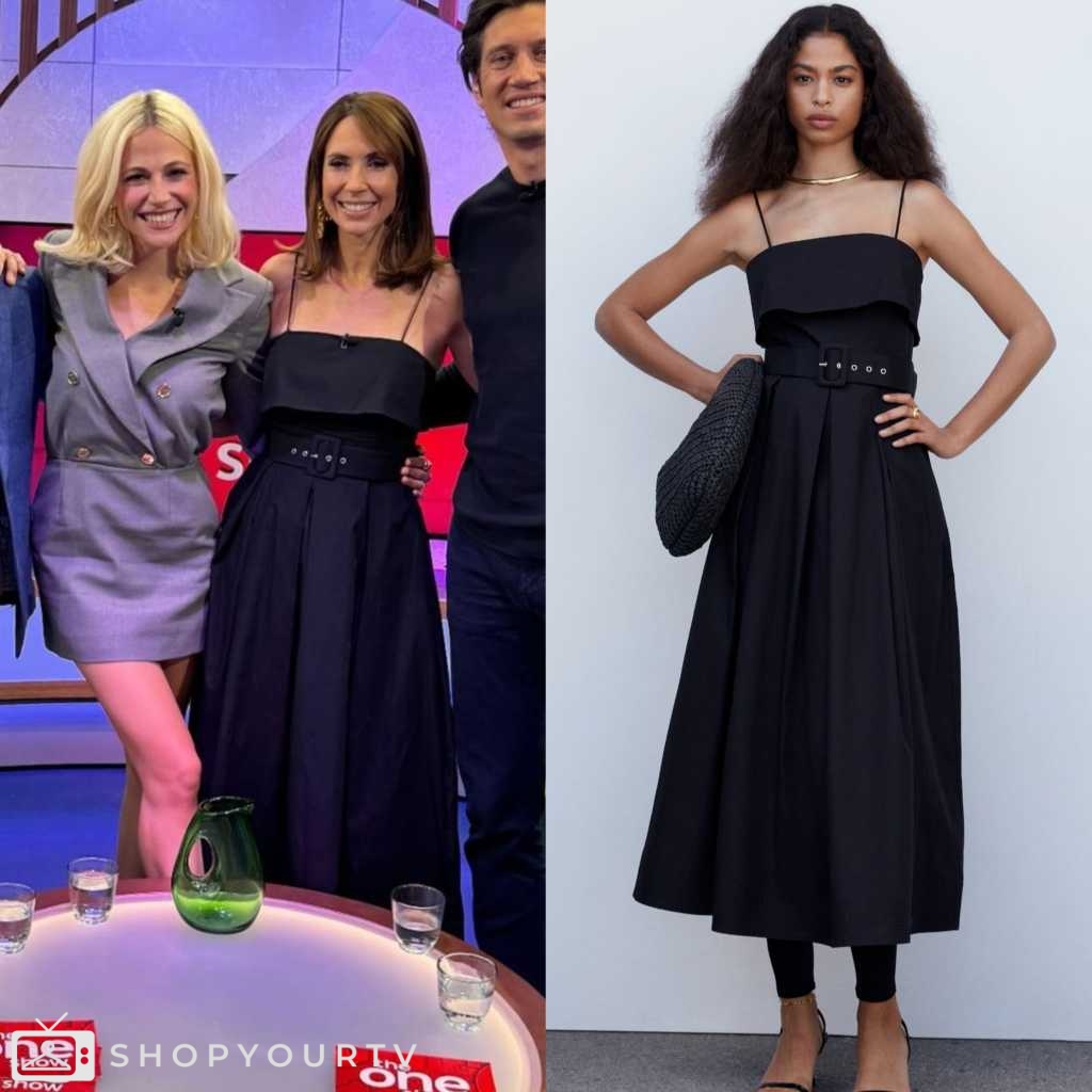 The One Show: June 2024 Alex’s Black Belted Dress | Shop Your TV