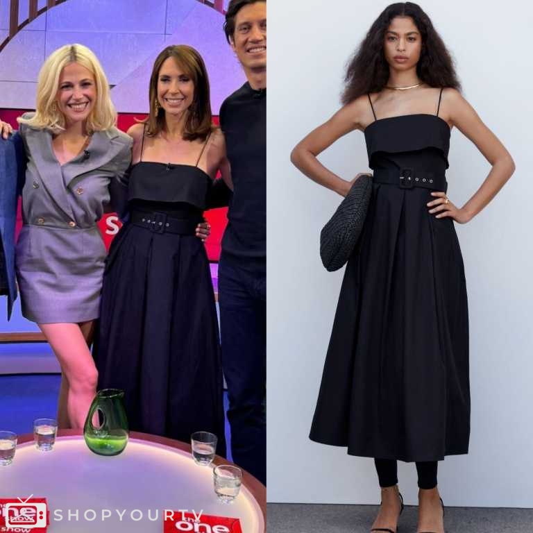 The One Show: June 2024 Alex’s Black Belted Dress | Shop Your TV
