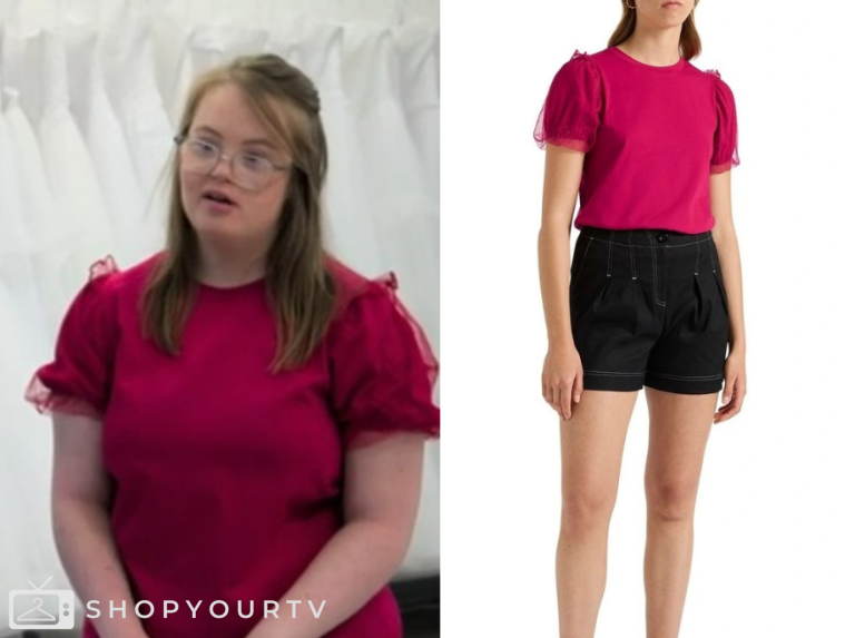 Neighbours: June 2024 Sam's Pink Puff Sleeve Top | Shop Your TV