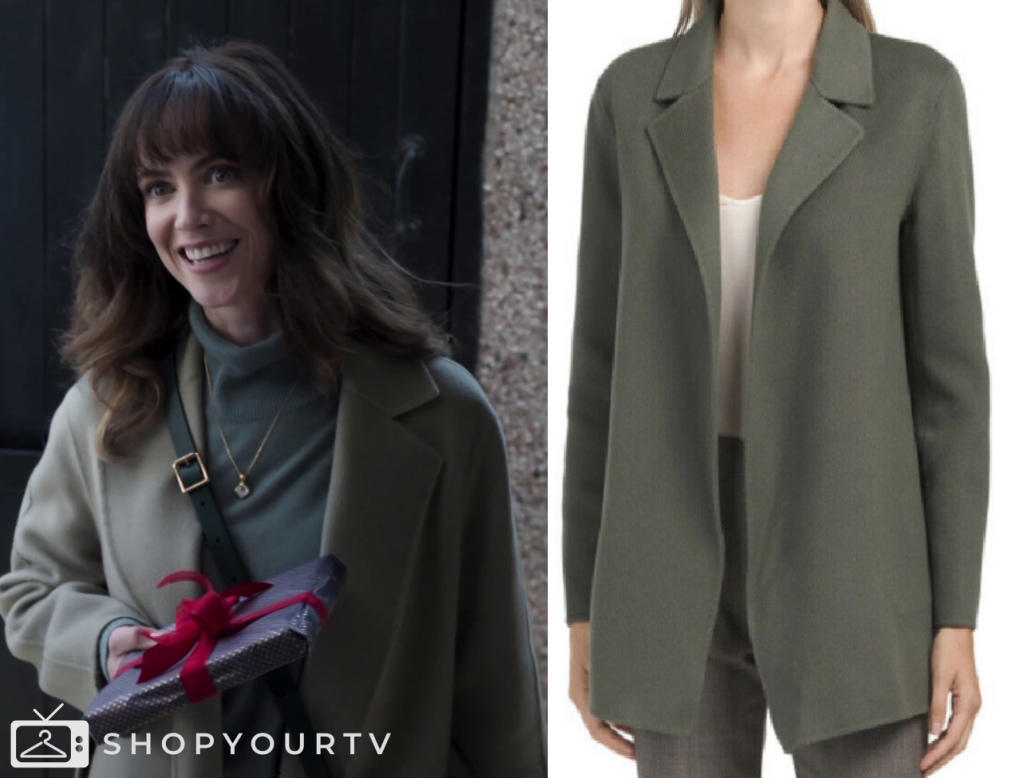 Rebus: Season 1 Epsiode 3 Rhona's Green Wool Coat | Shop Your TV