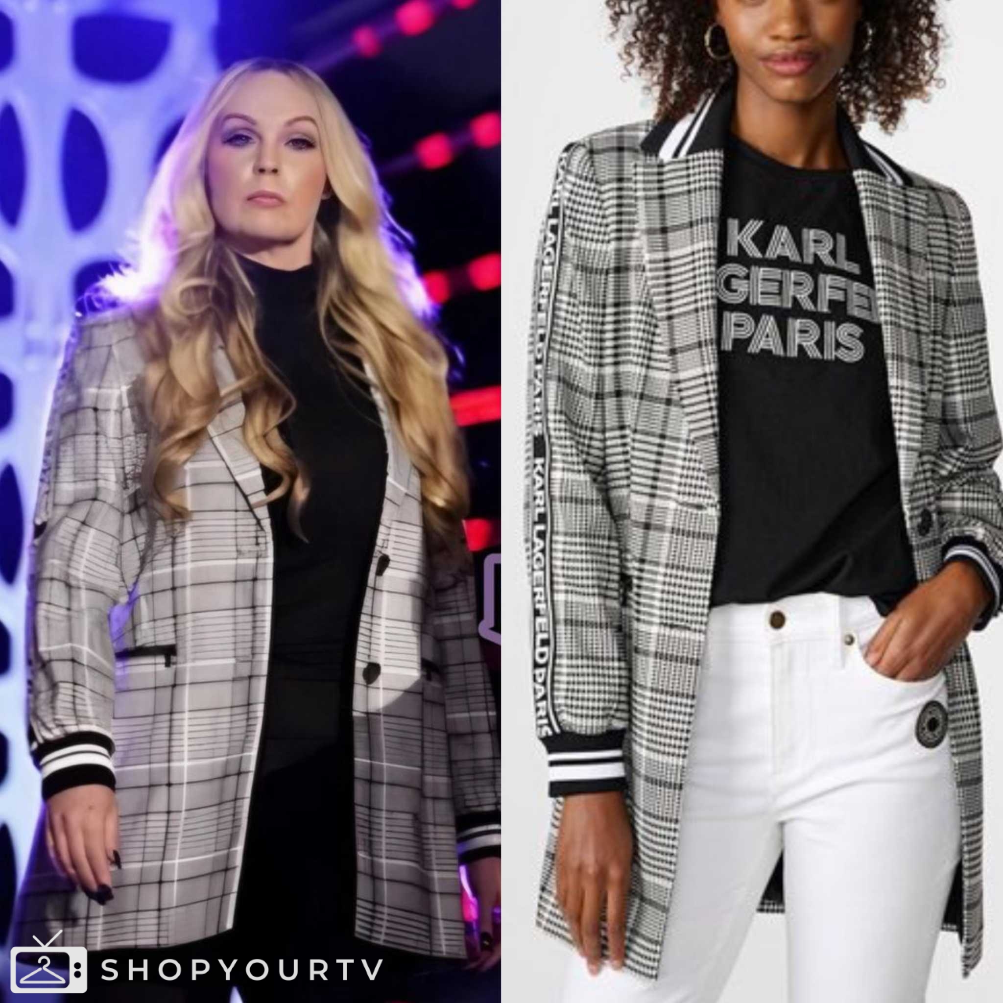AEW Dynamite May 2024: Shayna's Black & White Blazer | Shop Your TV