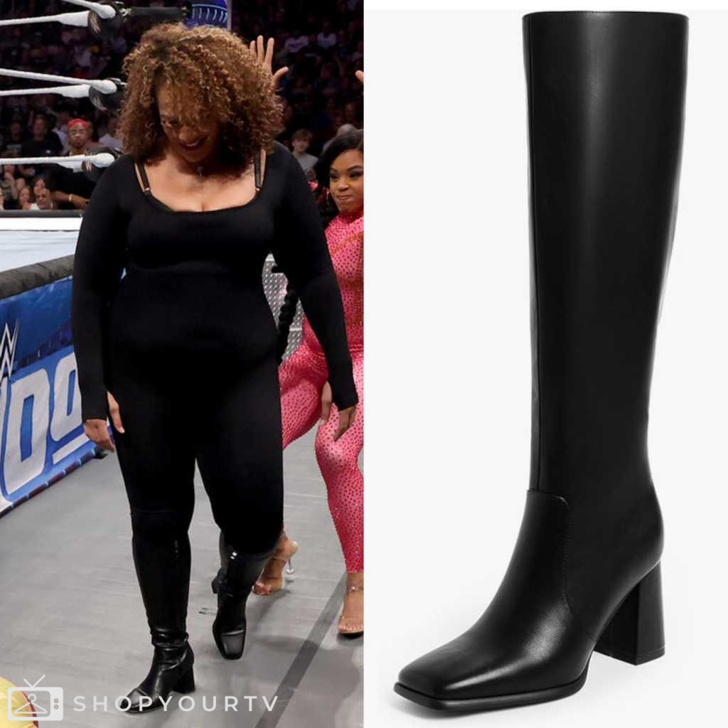 WWE Smackdown June 2024: Nia's Black Leather Boots | Shop Your TV