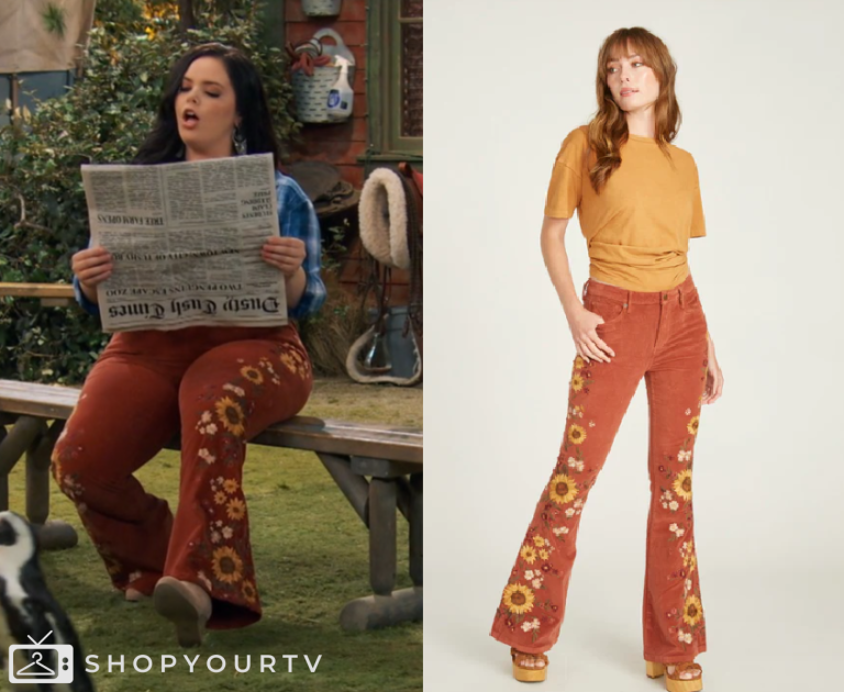 Bunk'd: Season 7 Episode 14 Lou's Embroidered Jeans | Shop Your TV