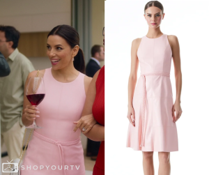 Land of Women: Season 1 Episode 3 Gala's Pink Leather Braided Belt ...