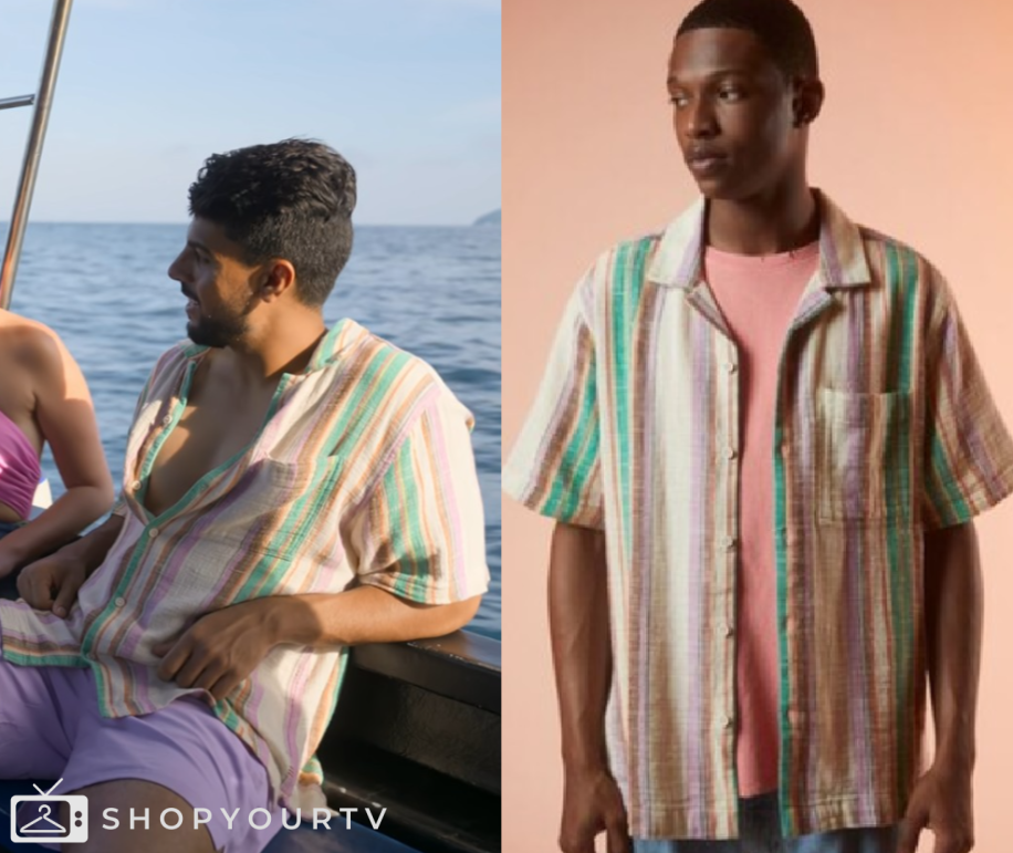 The Mole: Season 2 Episode 2 Neesh's Striped Shirt | Shop Your TV