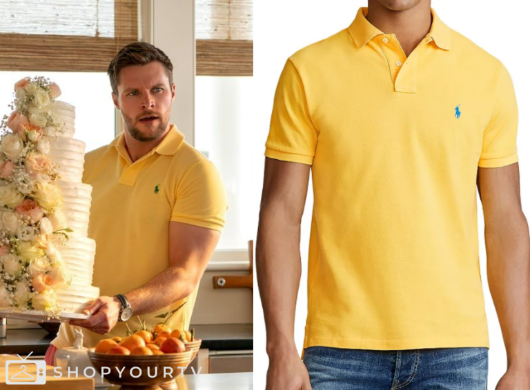 The Perfect Couple: Season 1 Yellow Polo Top | Shop Your TV