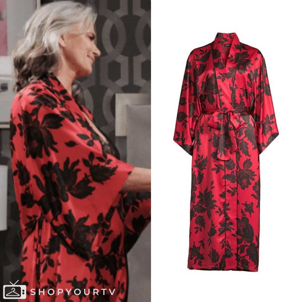 Days Of Our Lives: July 2024 Fiona's Floral Lace Dressing Robe | Shop ...