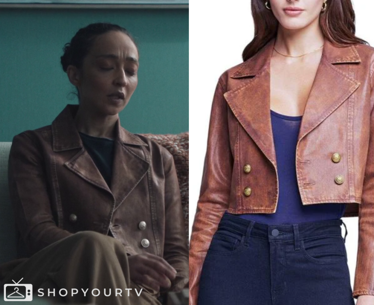 Presumed Innocent: Season 1 Episode 5 Barbara's Cropped Leather Jacket ...