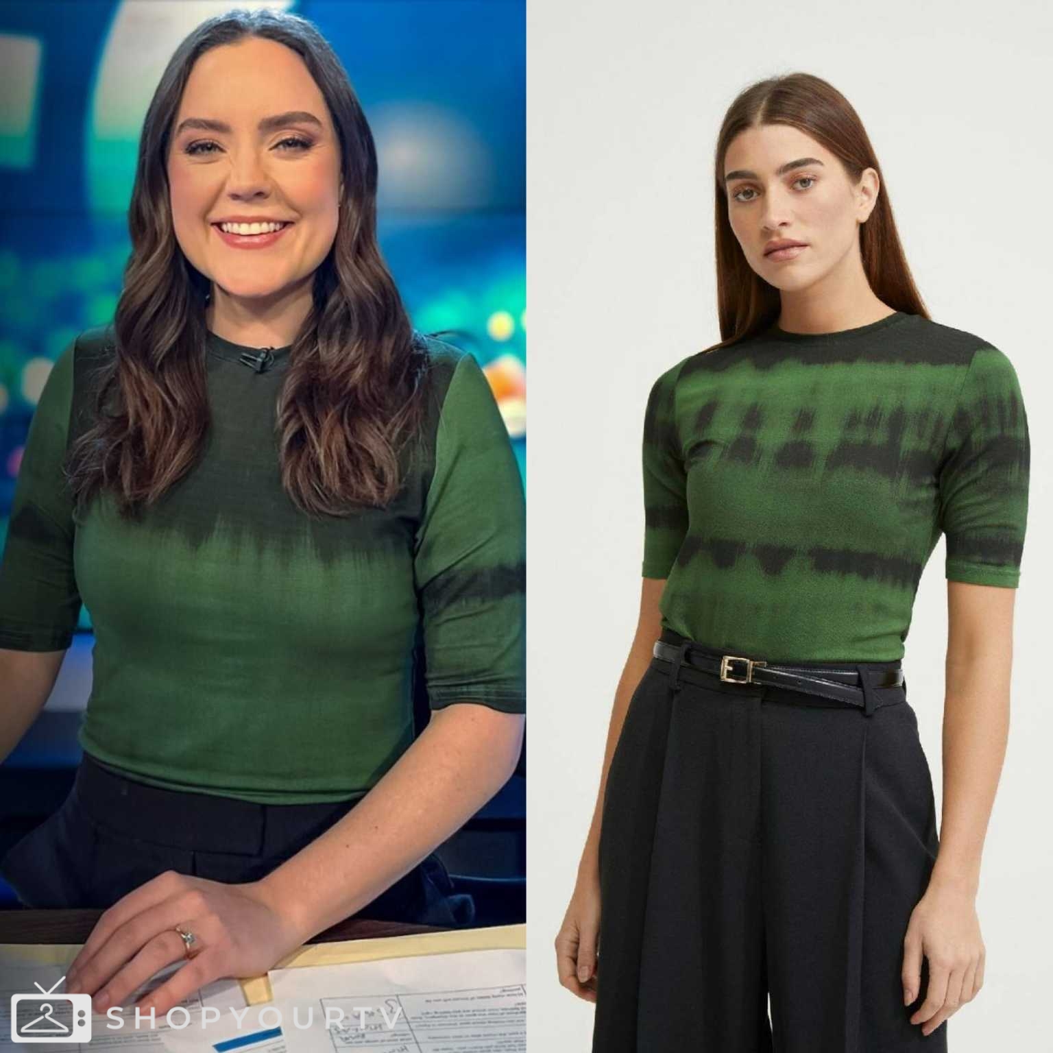 The Project: June 2024 Georgie Tunny’s Crew Neck Printed T-Shirt | Shop ...