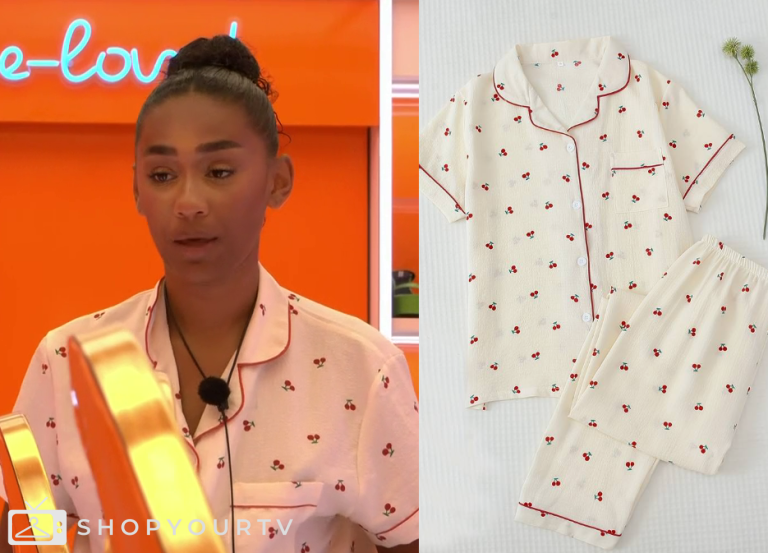 Love Island (UK): Season 11 Episode 46 Jessica's Cherry Pajamas | Shop ...