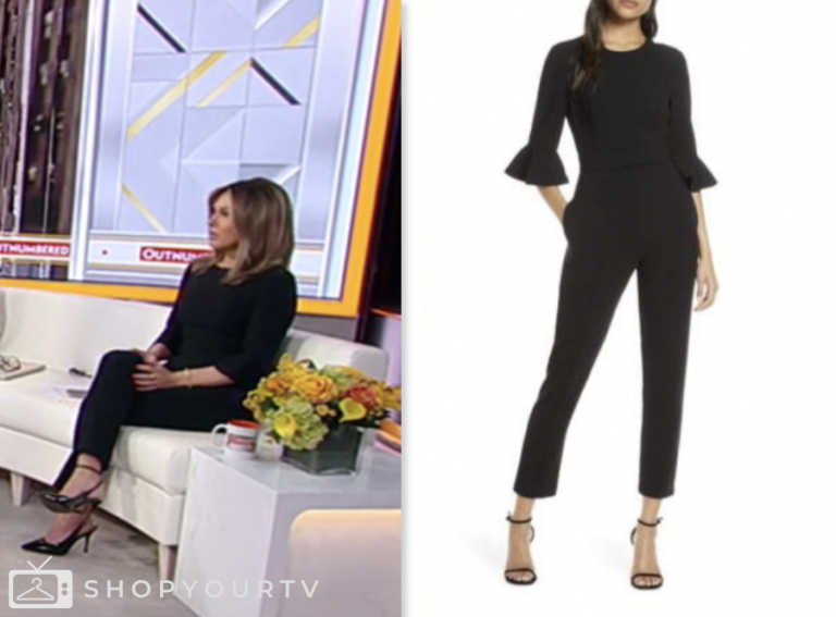 Outnumbered: July 2024 Lisa Boothe's Black Bell Sleeve Jumpsuit | Shop ...