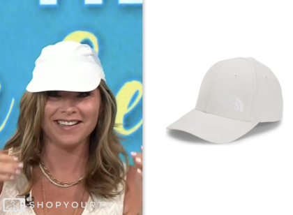 The Today Show: July 2024 Jenna Bush Hager's White Baseball Cap Hat ...