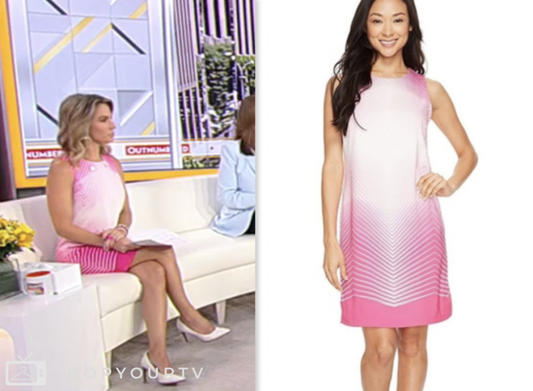 Outnumbered: July 2024 Dr. Nicole Saphier's Pink and White Striped ...