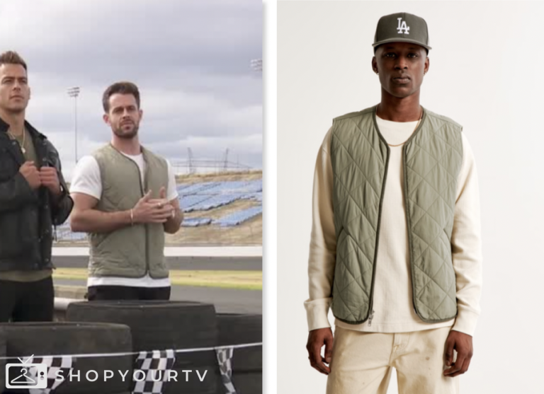The Bachelorette: Season 21 Episode 3 Jeremy Simon's Green Quilted Vest ...