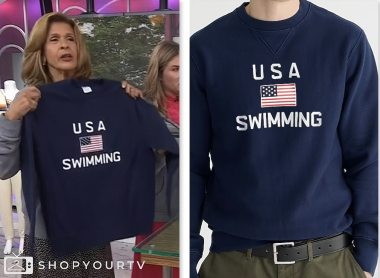 The Today Show: July 2024 Hoda Kotb's Navy Blue Team USA Swimming ...