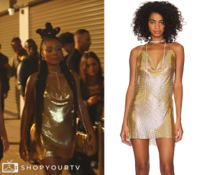 Supacell: Season 1 Episode 3 Sharleen's Chain Dress | Shop Your TV