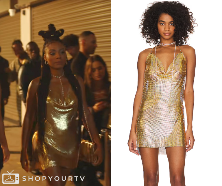 Supacell: Season 1 Episode 3 Sharleen's Chain Dress | Shop Your TV