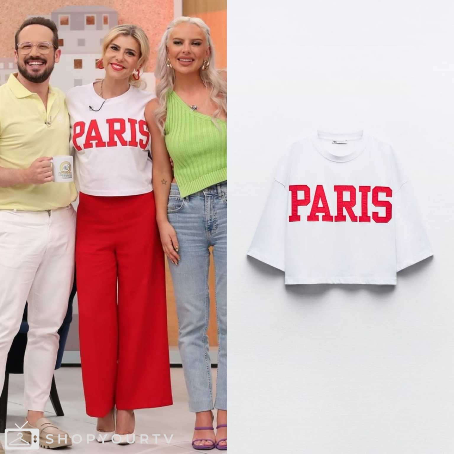 Alô Portugal: June 2024 Mónica’s Paris T-Shirt | Shop Your TV