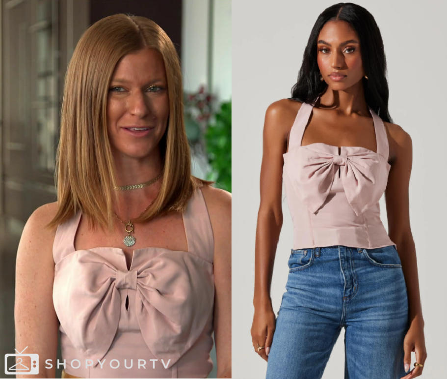 Big Brother USA: Season 26 Episode 2 Lisa's Pink Bow Front Top | Shop ...