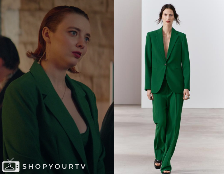 Dinosaur: Season 1 Episode 2 Evie's Forest Green Blazer | Shop Your TV