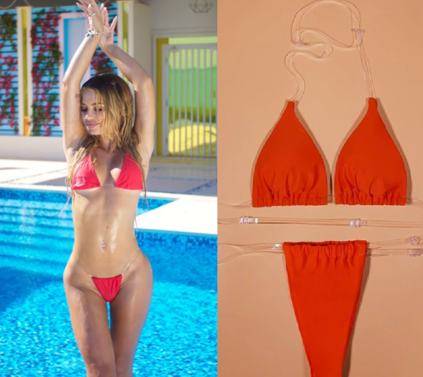 Too Hot To Handle: Season 6 Episode 2 Flavia's Clear Strap Bikini | Shop Your TV