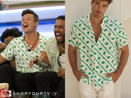 Love Island (USA): Season 6 Episode 26 Aaron's Printe Shirt | Shop Your TV