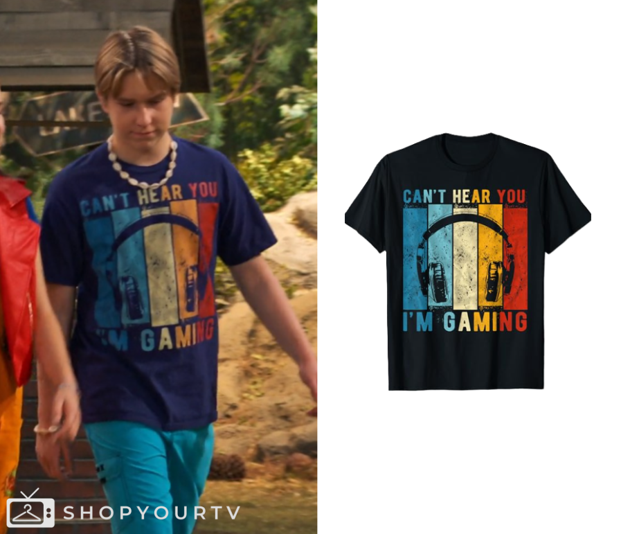 Bunkd: Season 7 Episode 17 Jake's Gaming T-Shirt | Shop Your TV