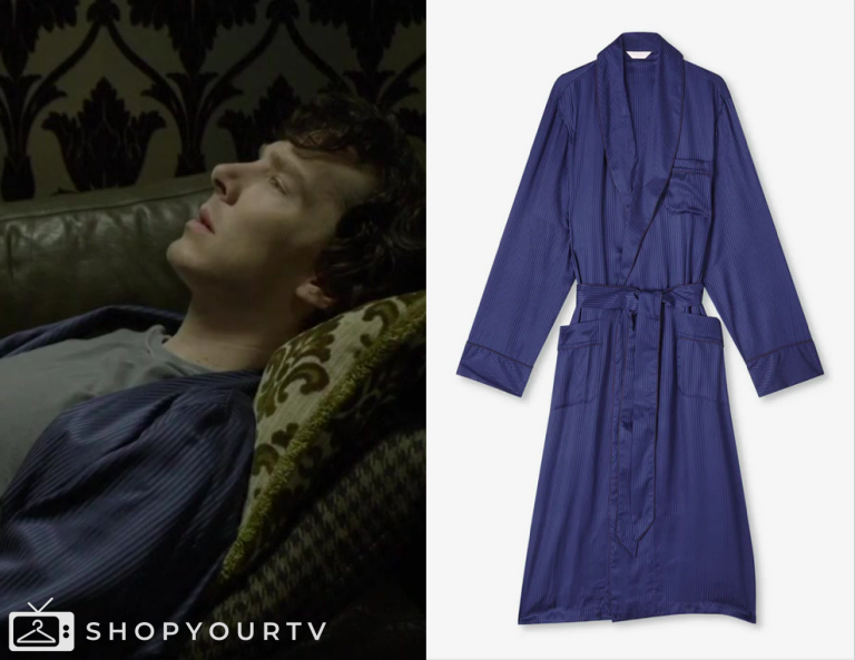 Sherlock: Season 1 Episode 3 Sherlock's Blue Striped Dressing Gown ...