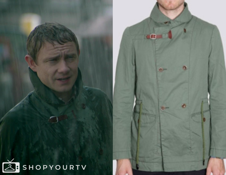Sherlock: Season 2 Episode 1 John’s Green Coat | Shop Your TV