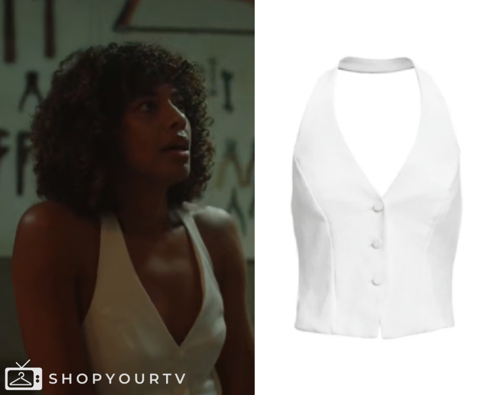 Swift Street: Season 1 Episode 2 White Vest Top | Shop Your TV