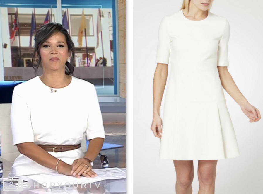 The Today Show: August 2024 Laura Jarrett's Ivory White Elbow Sleeve ...