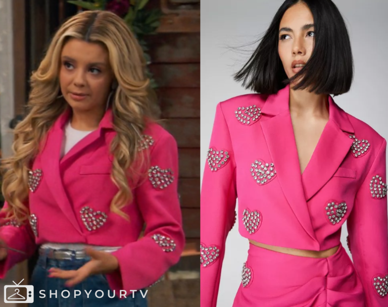 Bunk'd: Season 7 Episode 22 Destiny's Heart Cropped Blazer | Shop Your TV