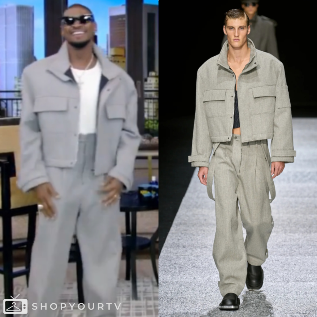 Live with Kelly and Mark: September 2024 Usher’s Gray Pants | Shop Your TV