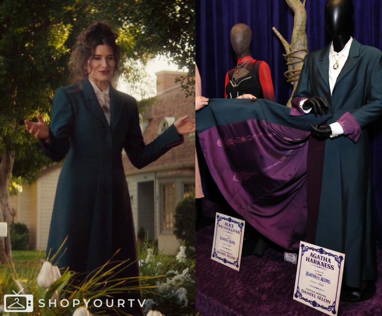 Agatha All Along: Season 1 Episode 2/3/4 Agatha's Custom Coat | Shop Your TV