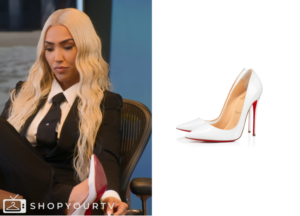 Selling Sunset: Season 8 Episode 11 Bre's White Pumps | Shop Your TV
