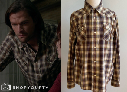 Sam Winchester Clothes, Style, Outfits, Fashion, Looks | Shop Your TV
