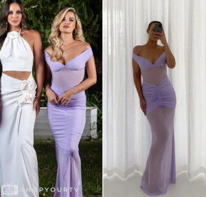 FBoy Island (AU): Season 2 Ally's Purple Dress | Shop Your TV