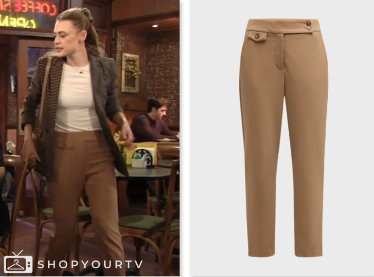 The Young and the Restless: April 2024 Claire Grace's Navy Blue Lace ...