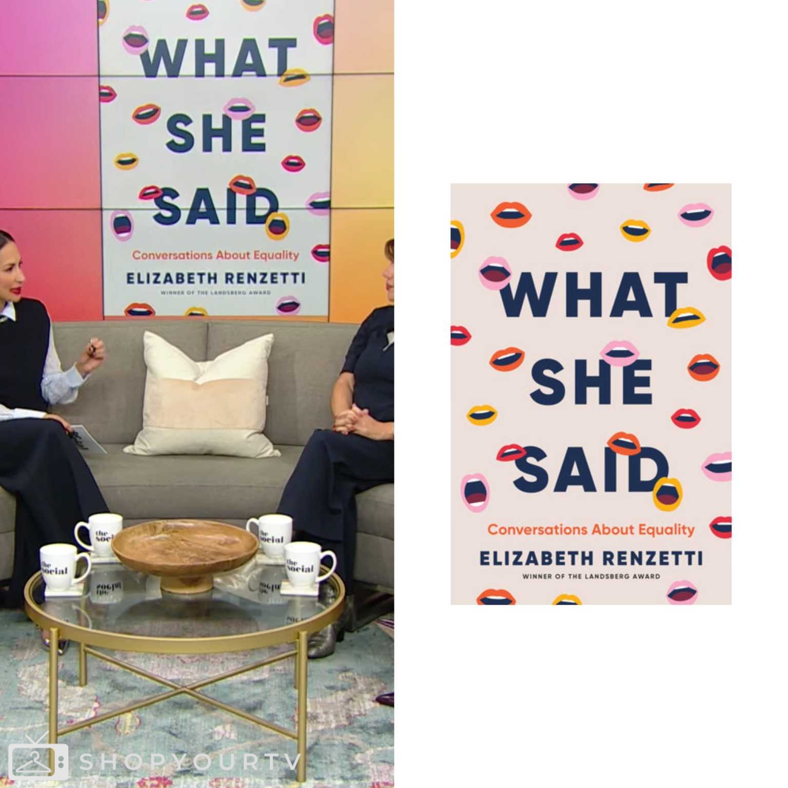 The Social: October 2024 Elizabeth Renzetti’s Book | Shop Your TV